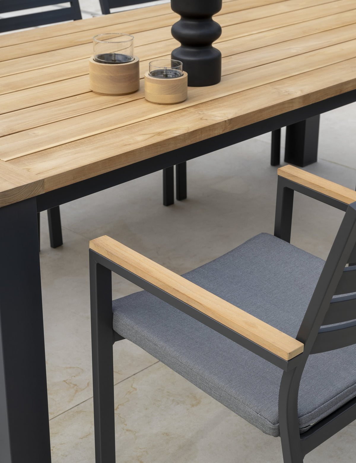 elba 6 Seat Dining Set with 3 Chairs and 1 Bench – Kettler GB