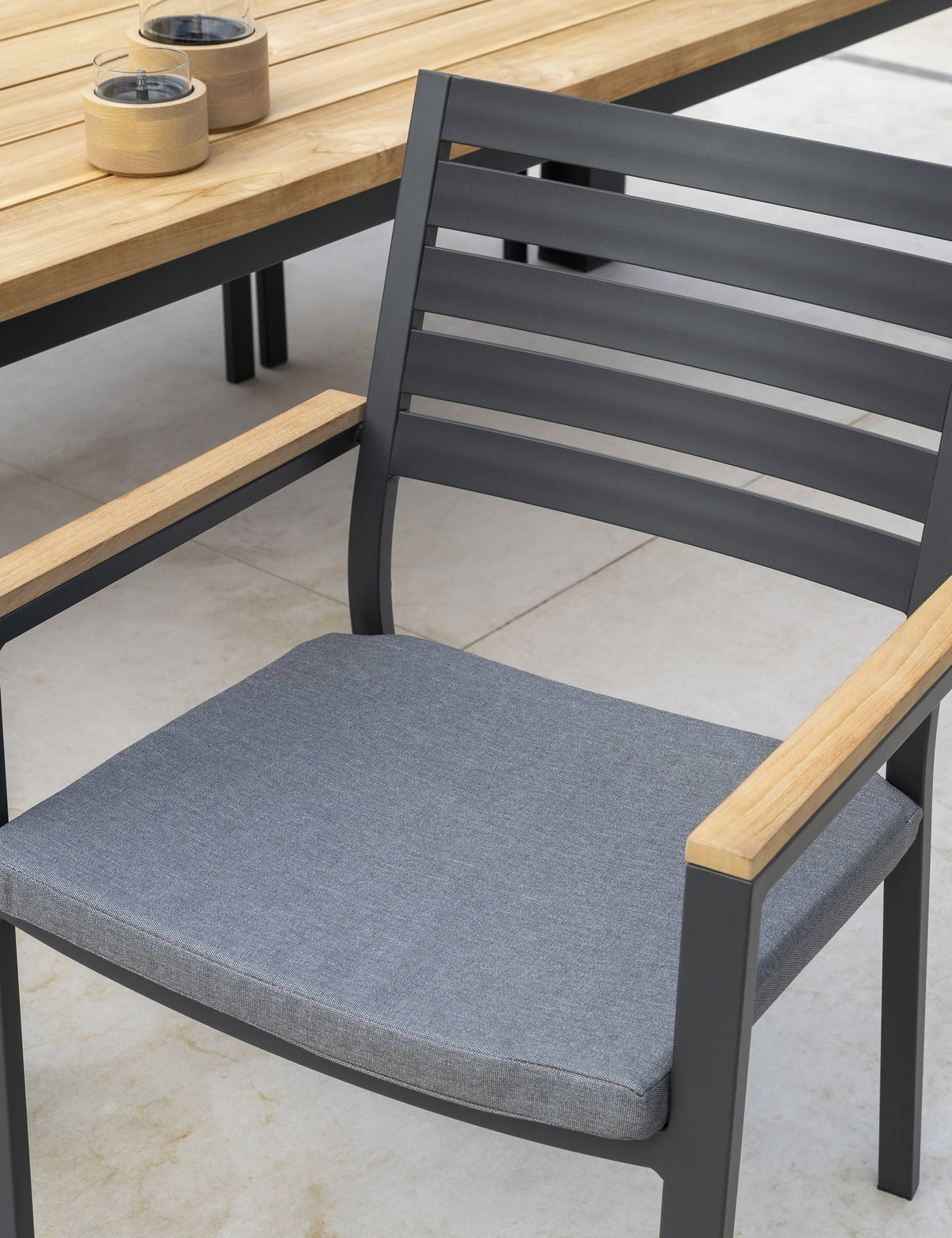 elba 6 Seat Dining Set with 3 Chairs and 1 Bench – Kettler GB