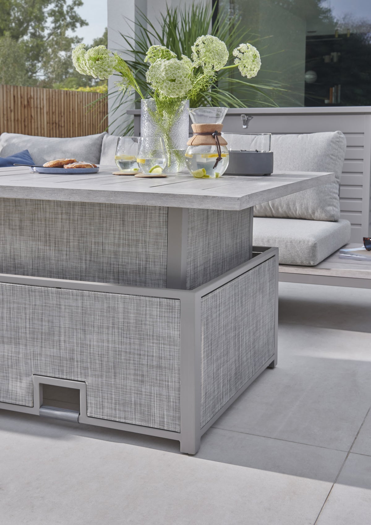 Marina Corner Lounge with High/Low Table – Kettler GB